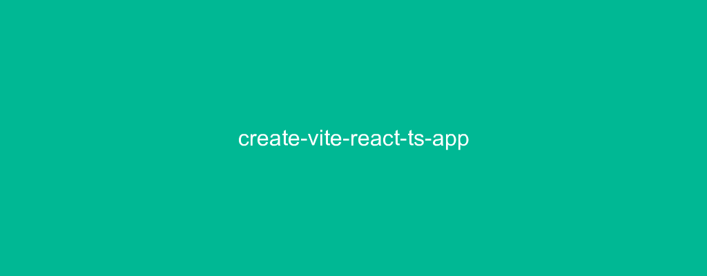 create-vite-react-ts-app