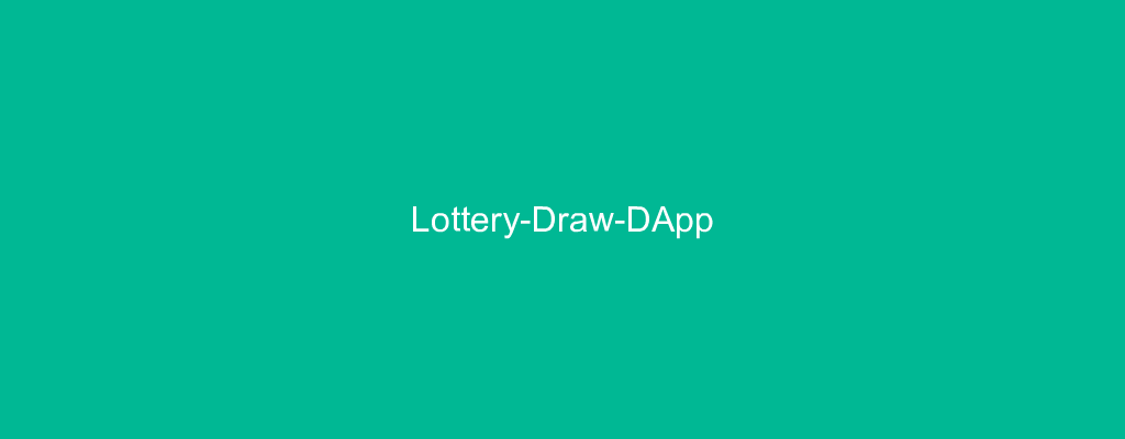 Lottery-Draw-DApp