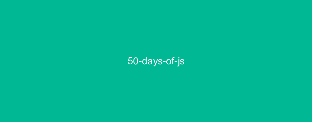 50-days-of-js