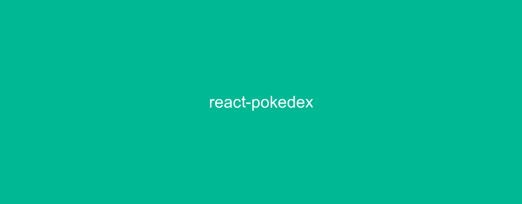 react-pokedex