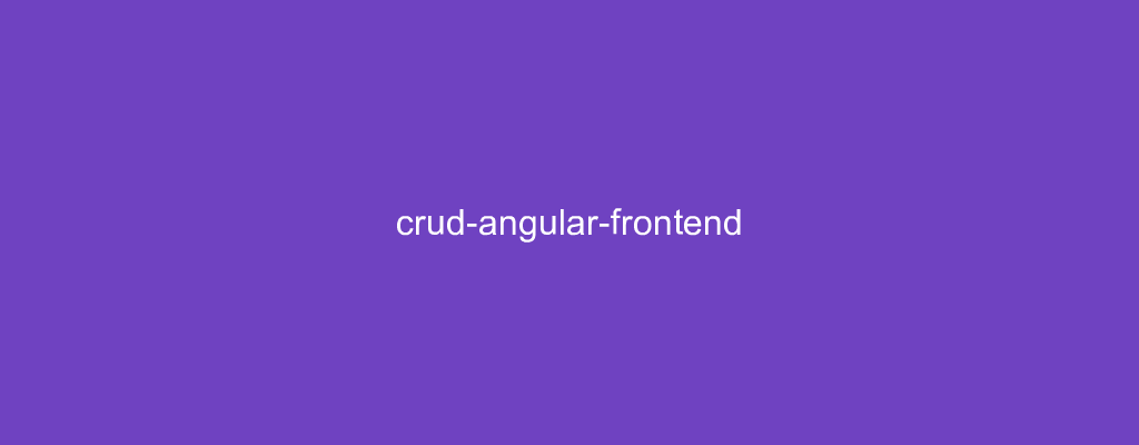 crud-angular-frontend